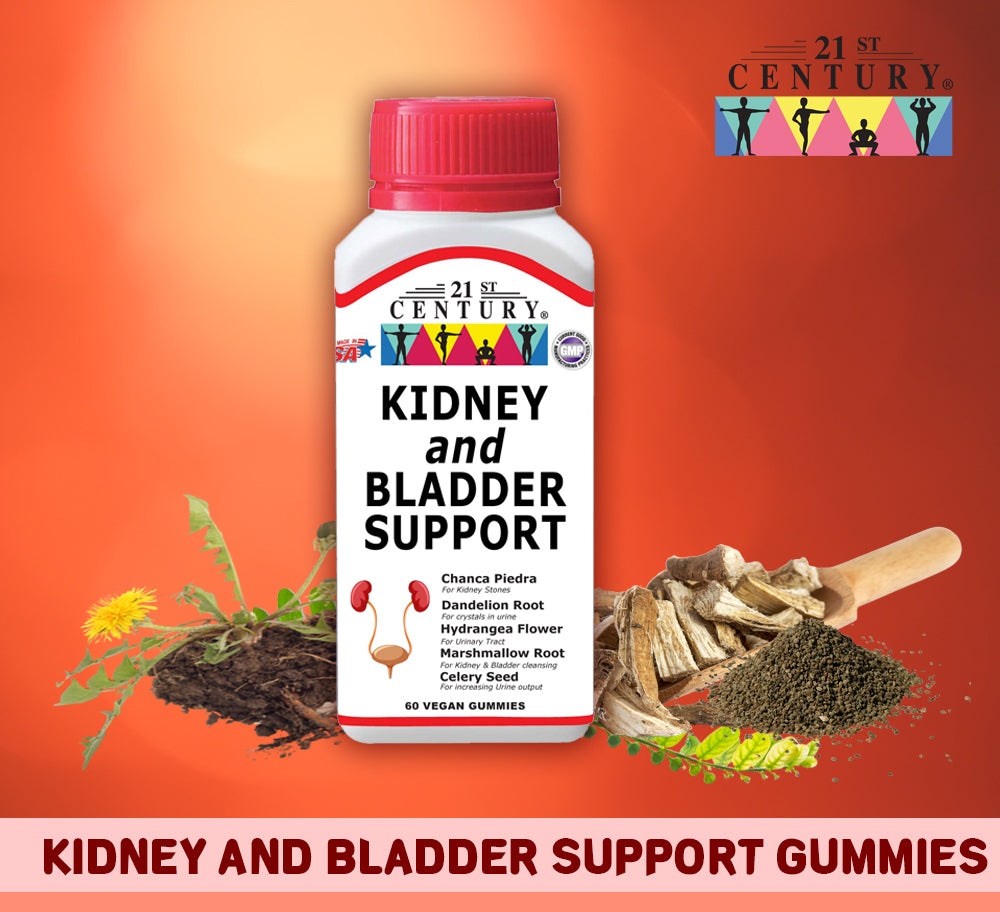 *NEW* 21st Century Kidney and Bladder Support (60 Vegan Gummies)