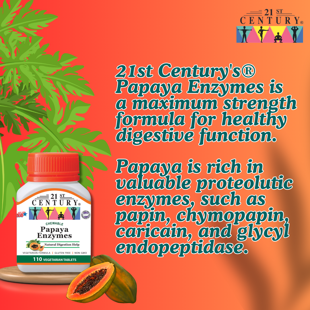 *NEW LOOK!* Papaya Enzyme Chewable tablets 110's