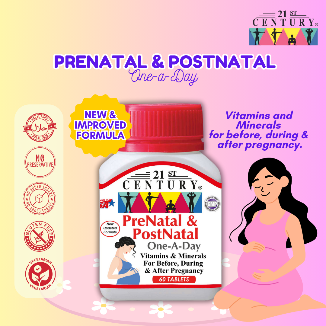 *NEW & IMPROVED FORMULA* Prenatal & PostNatal 60's