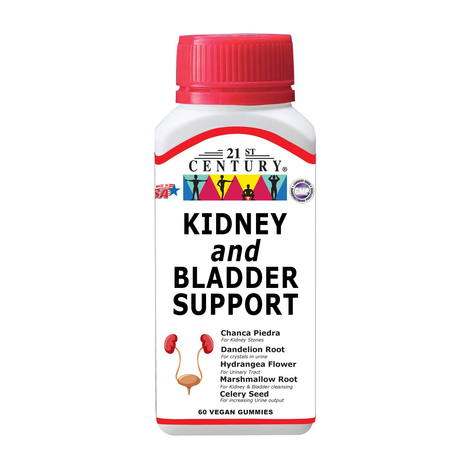 *NEW* 21st Century Kidney and Bladder Support (60 Vegan Gummies)