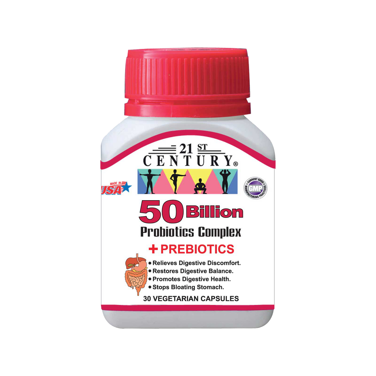 50 Billion Probiotics Complex + Prebiotics 30's