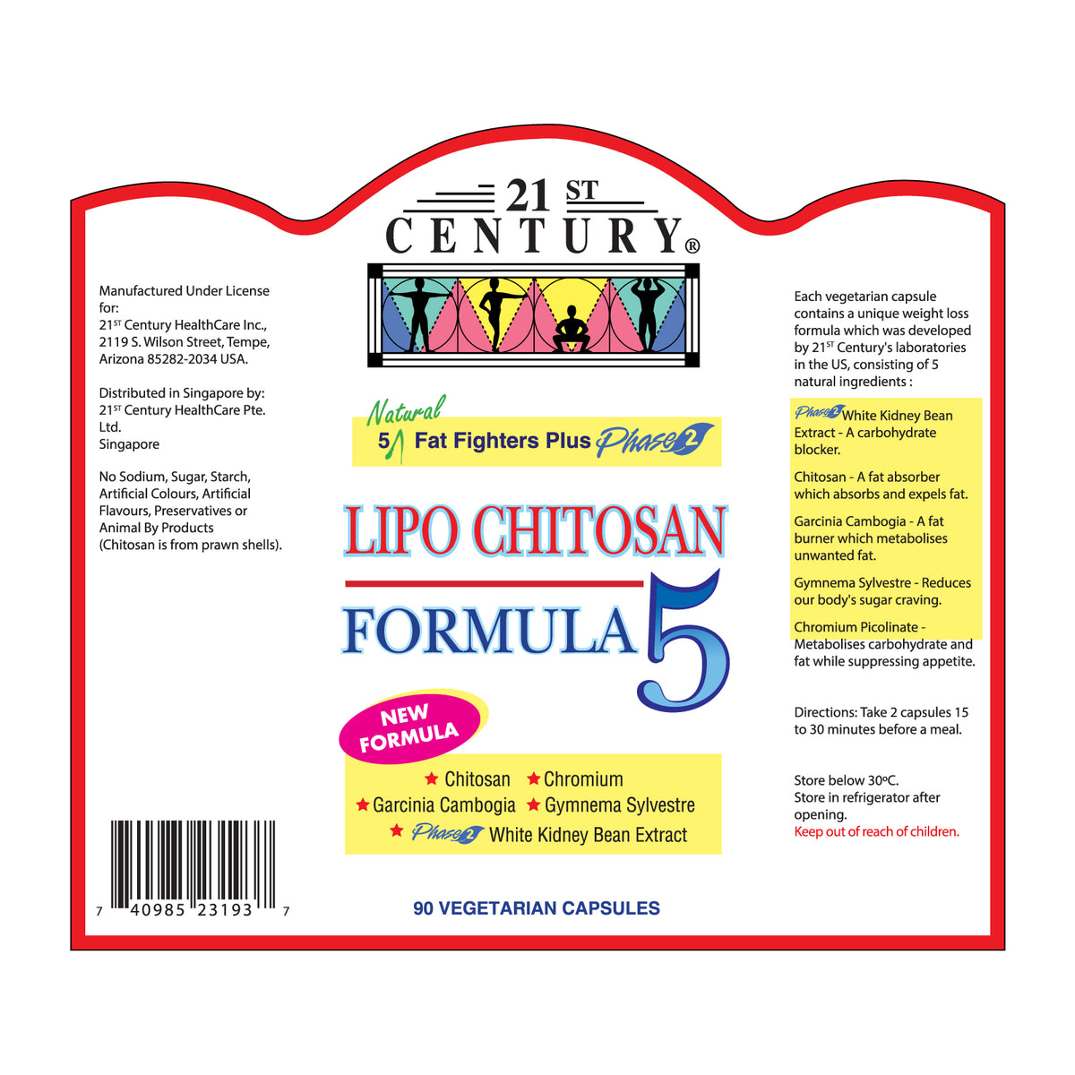 Lipo Chitosan Formula 5 50mg 90's
