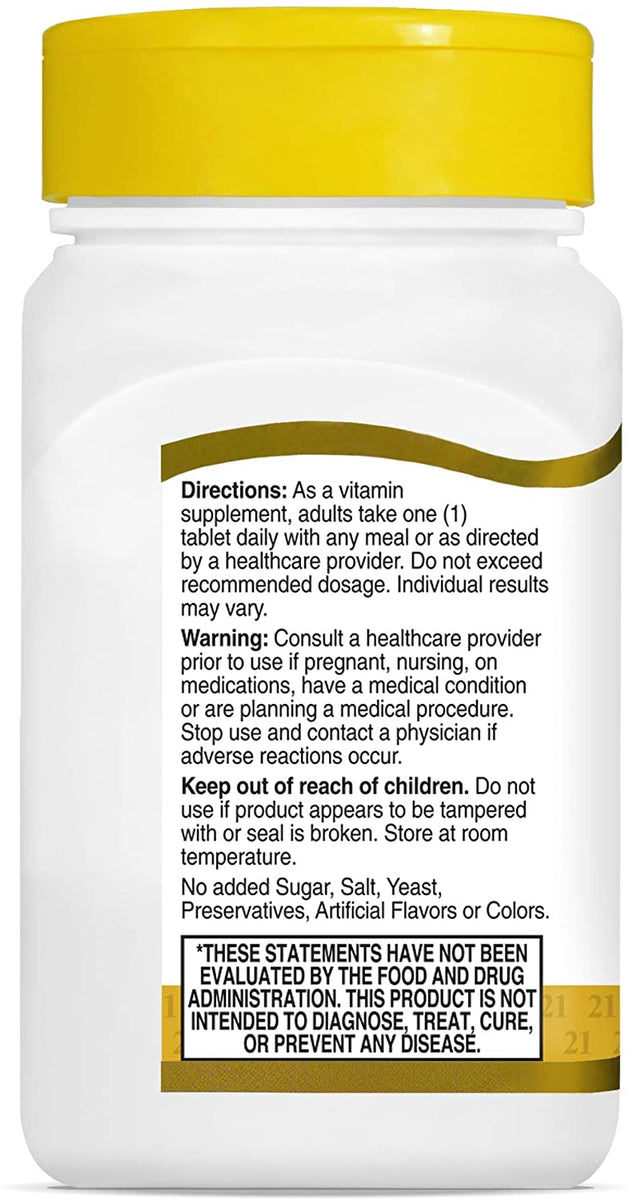 Vitamin B-12 1000 MCG Tab | 21st Century Healthcare Singapore